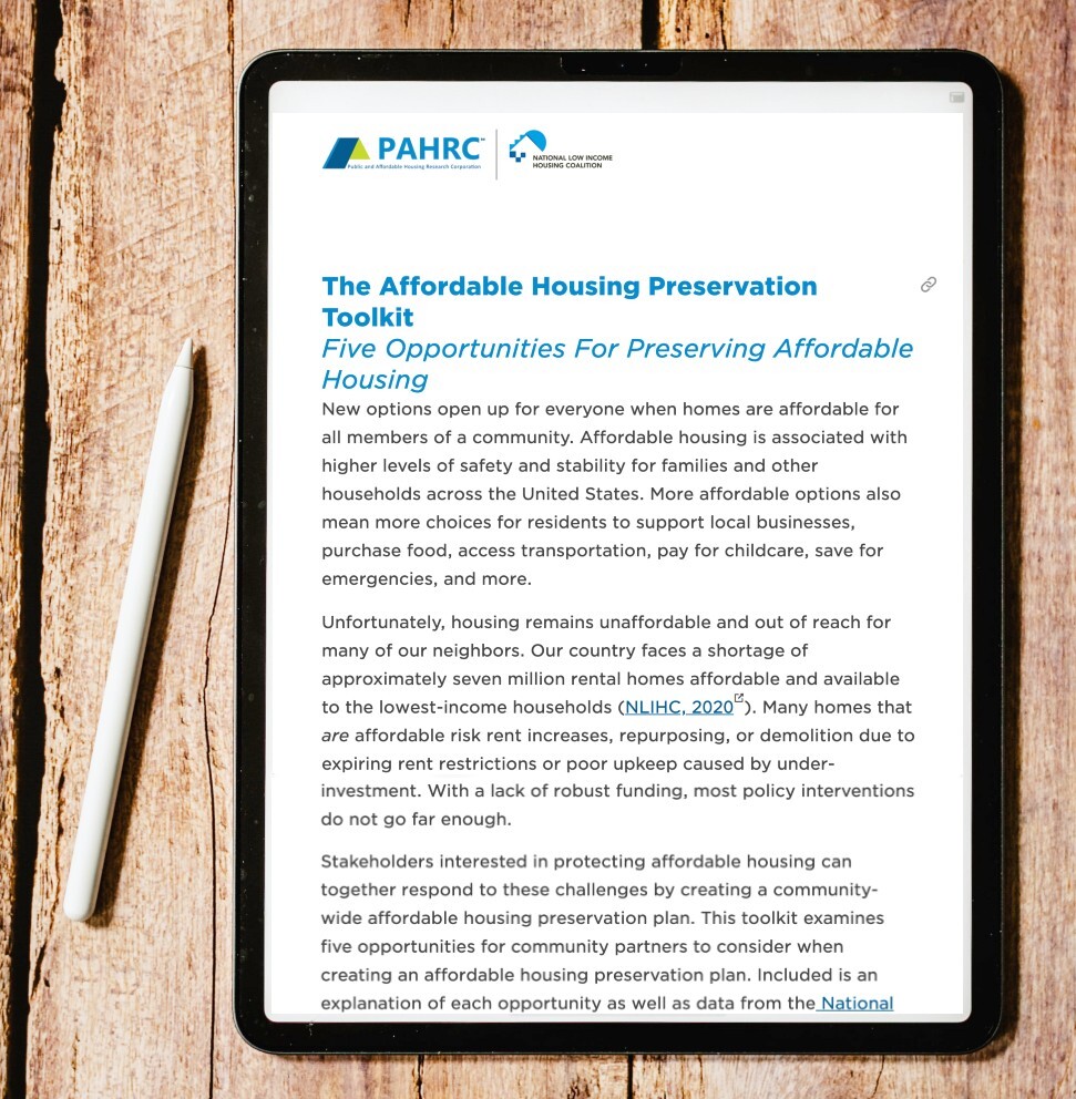 Preserving Affordable Housing Starts With A Plan. Here’s How To Begin.